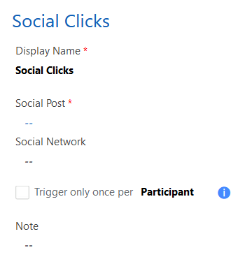 Social Clicks Trigger – Click's CRM