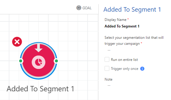 Added to Segment Trigger – Click's CRM
