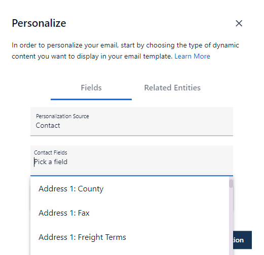 Personalization – Click's CRM