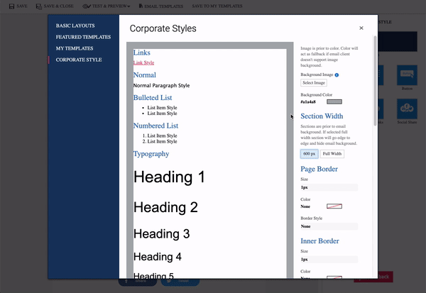 Corporate Style – Click's CRM