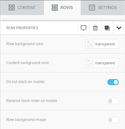 Rows – Click's CRM