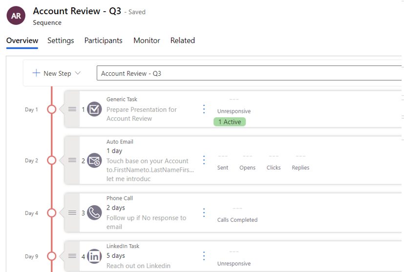 Cloning and Assigning a Sequence – Click's CRM