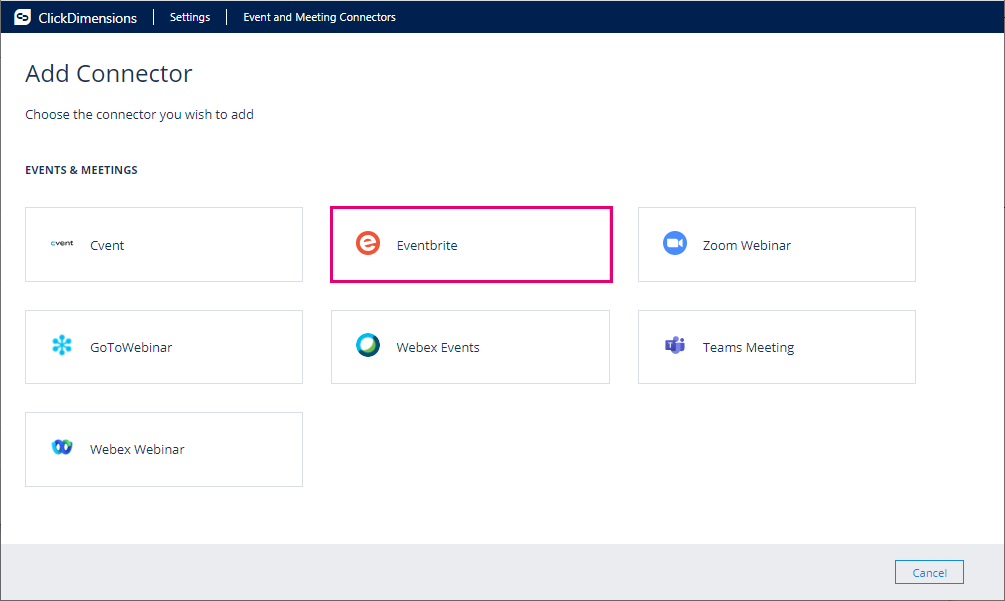Set up Eventbrite Integration – Click's CRM