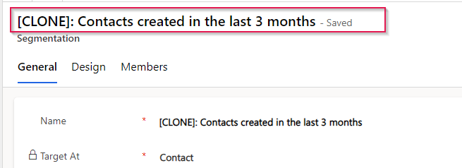Clone a Segmentation – Click's CRM