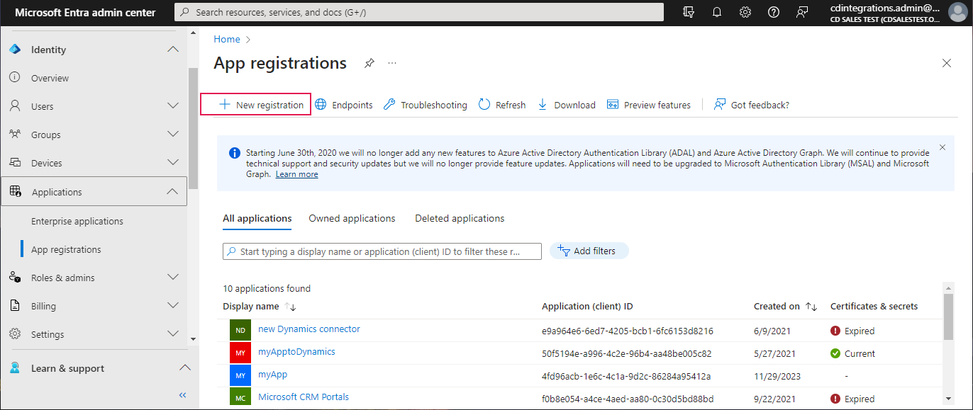 Application User Authentication – Click's CRM