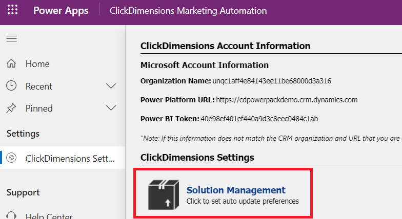Checking for Updates and Updating CRM – Click's CRM